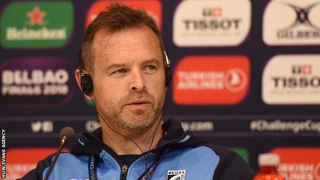 Cardiff Blues: No regrets for departing boss Danny Wilson - BBC Sport