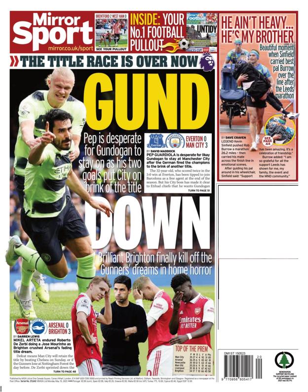 Monday's newspapers - BBC Sport