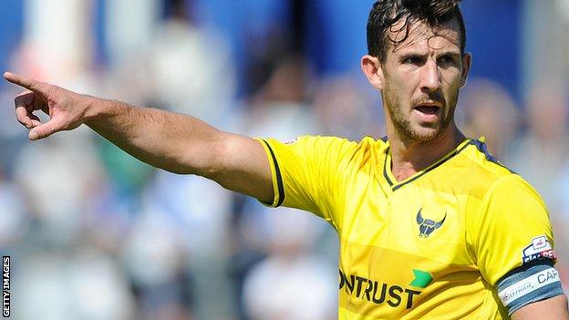 Oxford United: Captain Jake Wright delights in Swindon victory - BBC Sport