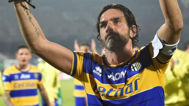 Alessandro Lucarelli: The Parma captain who kept the club going - BBC Sport