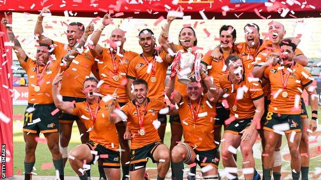 World Rugby Sevens Series: Australia beat Samoa to clinch first men's ...