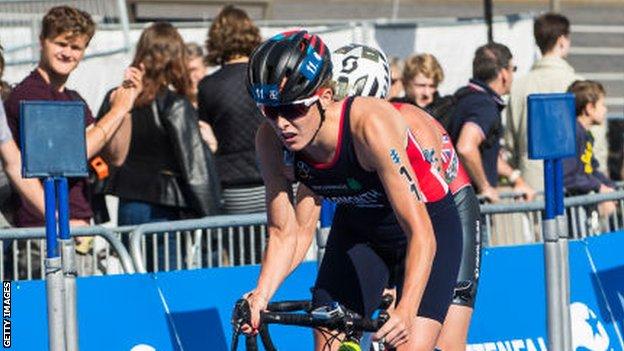 World Triathlon Series: Britain's Jess Learmonth second in season ...