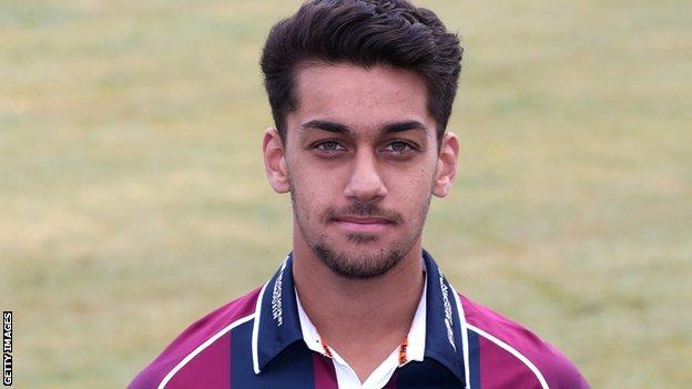 Saif Zaib: Northamptonshire all-rounder signs first professional ...
