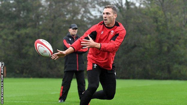George North: Fatherhood, a red card and closing in on 100 caps - BBC Sport