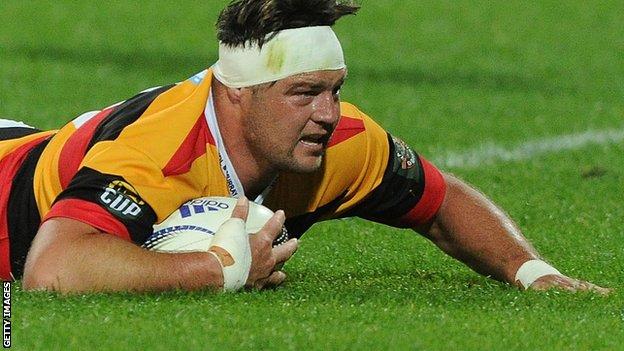 Josh Hohneck: Gloucester sign Highlanders prop ahead of 2016-17 - BBC Sport
