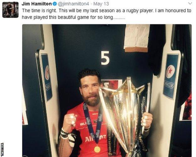European champion Jim Hamilton sees Scotland and Saracens similarities ...