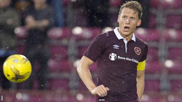 Christophe Berra: Hearts must handle criticism, says captain - BBC Sport