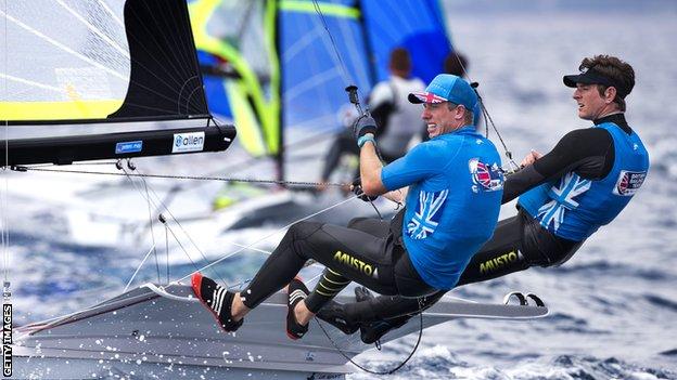 World Championships: Dylan Fletcher and Stuart Bithell win 49er bronze ...