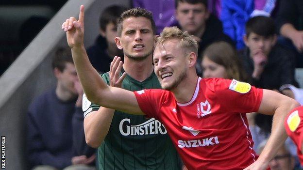 Harry Darling: Swansea City sign defender from MK Dons - BBC Sport