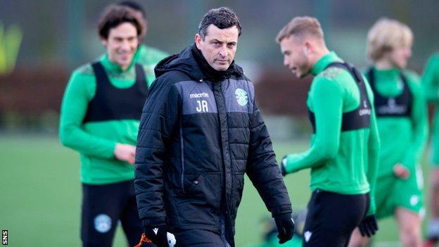 Hibs: Jack Ross 'not going anywhere soon' amid Celtic speculation - BBC ...