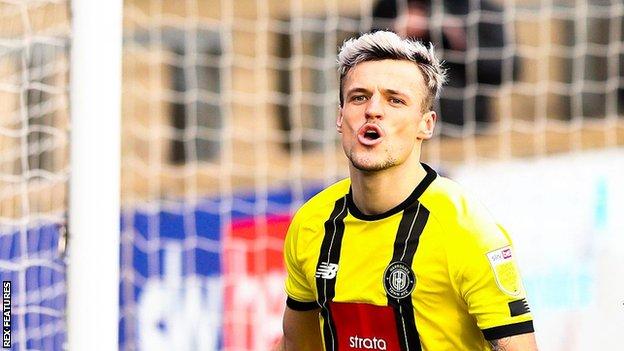 Josh March: Harrogate Town striker out for rest of season with knee ...