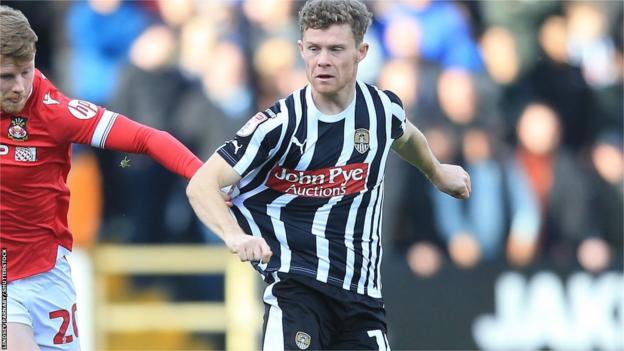 Matt Palmer: Notts County midfielder to miss rest of the season - BBC Sport