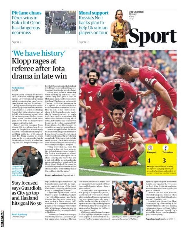 Monday's sports pages - BBC Sport