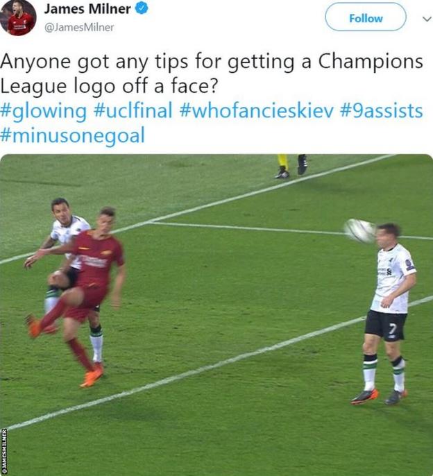 James Milner: Liverpool midfielder's best tweets as he prepares for ...