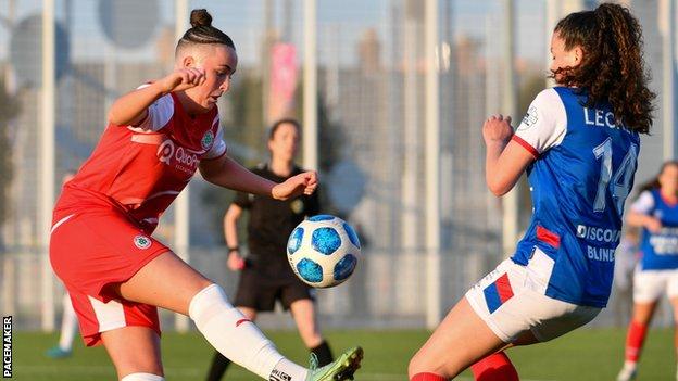 County Antrim Cup: Linfield Ladies edge out Cliftonville on 4-3 ...