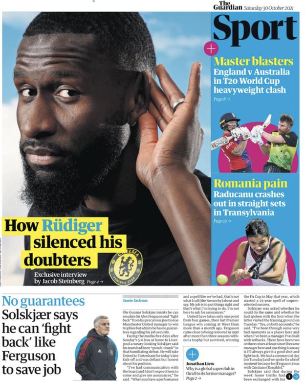 Saturday's back pages - BBC Sport