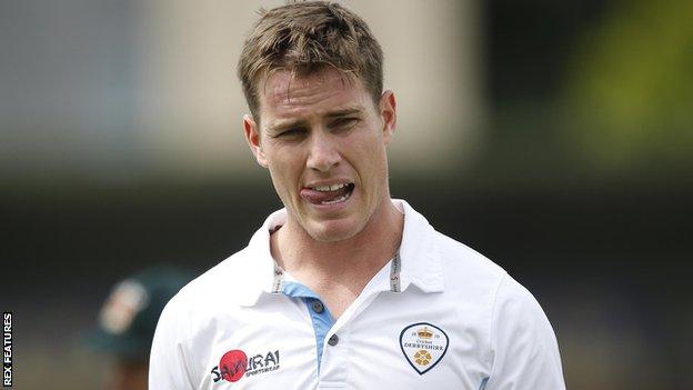 County Championship: Derbyshire lead Durham after Luis Reece five-for ...
