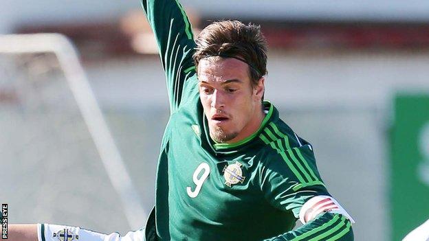 Glenavon sign ex-NI Under-21 striker James Gray as Kevin Braniff is ...
