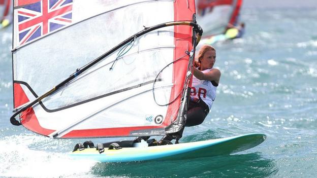 Britain's Emma Wilson wins European windsurfing bronze - BBC Sport
