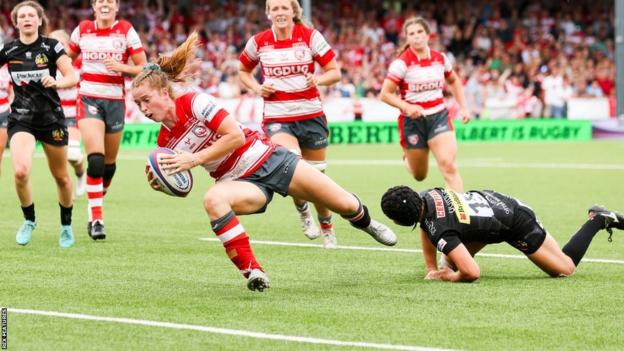 Lisa Neumann: Harlequins sign Wales wing from Gloucester-Hartpury - BBC ...