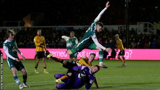 Newport County 3-2 Sutton United: Late Dolan penalty gives Exiles win ...