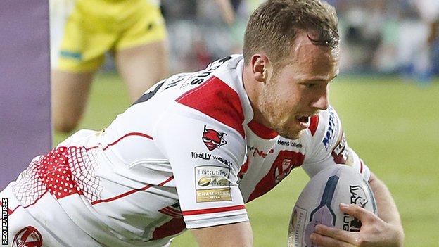 Adam Quinlan: Hull KR sign former St Helens full-back - BBC Sport