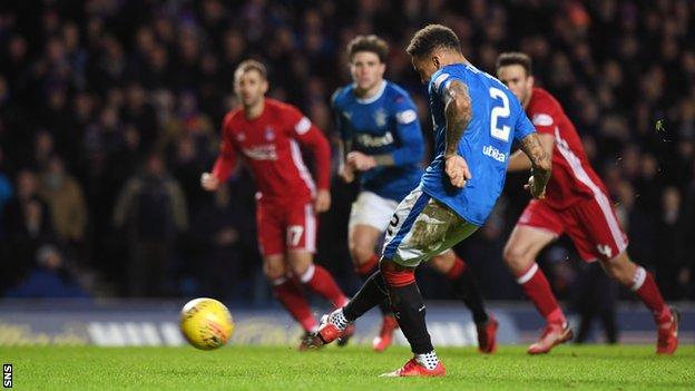 Rangers 2-0 Aberdeen - BBC Sport