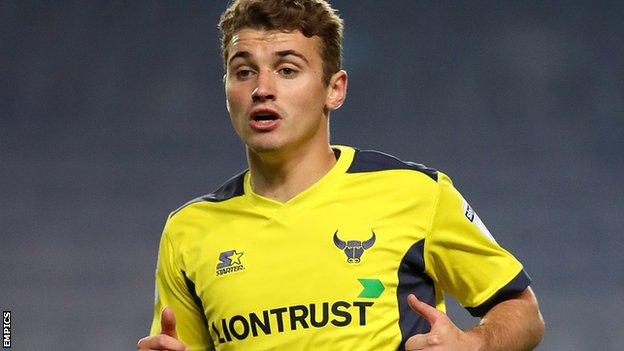 Oxford United: Ryan Ledson bid rejected as midfielder in demand - BBC Sport
