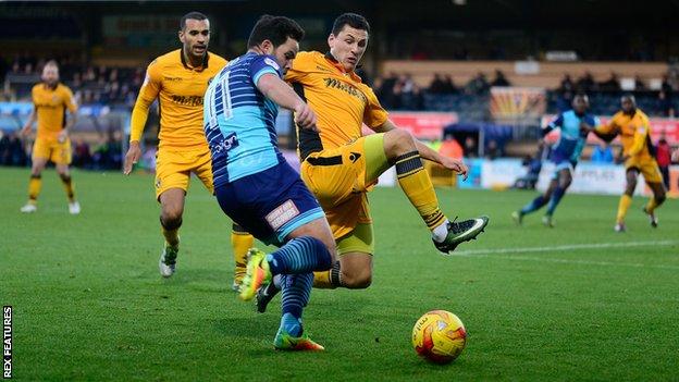 Aaron Williams: Forward leaves Newport County by mutual consent - BBC Sport