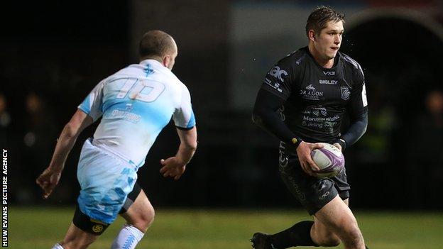 Dragons centre Tom Griffiths out for season - BBC Sport