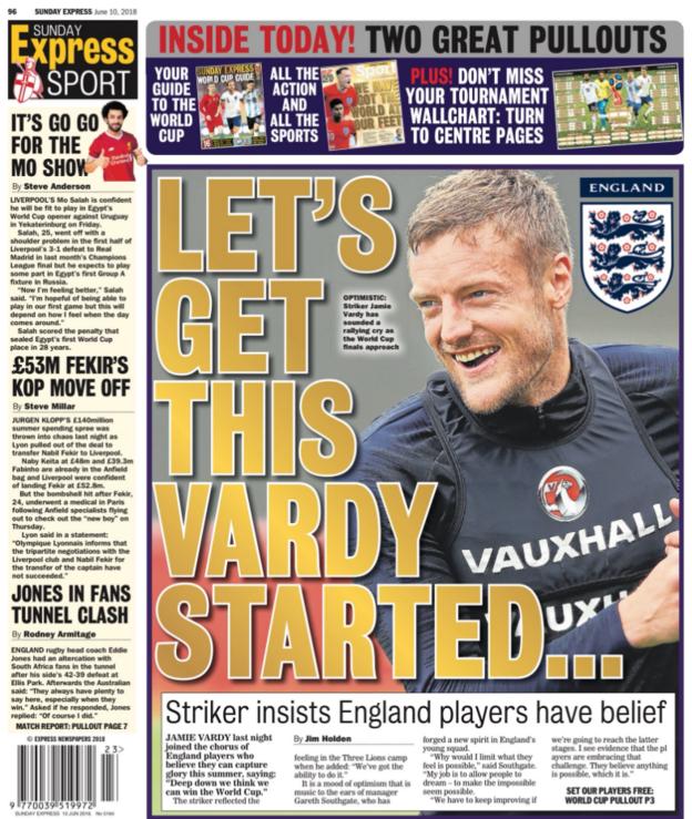 Sunday's newspapers - BBC Sport