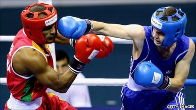 Welsh boxer Sean McGoldrick set for Commonwealth gold - BBC Sport