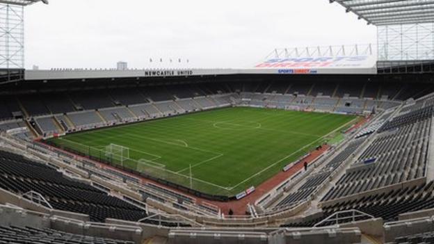 Newcastle rename St James' Park the Sports Direct Arena - BBC Sport