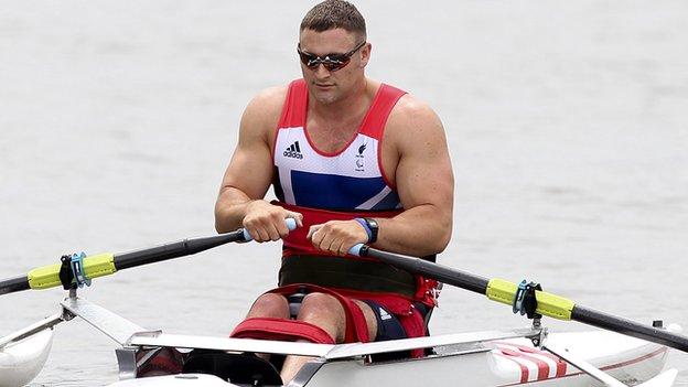 Paralympics 2012: Rower Tom Aggar says gold not a certainty - BBC Sport