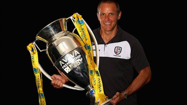 London Irish boss Brian Smith excited by new season - BBC Sport
