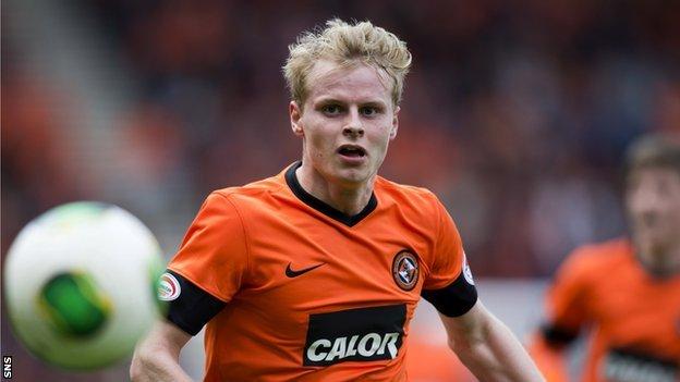 Winger Gary Mackay-Steven content at Dundee United - BBC Sport