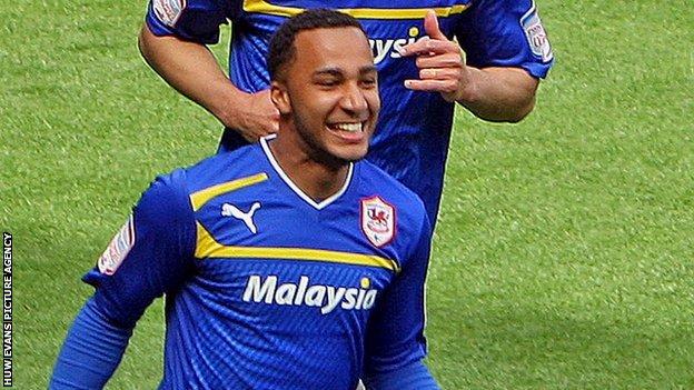 Nicky Maynard delighted with Cardiff return after injury - BBC Sport