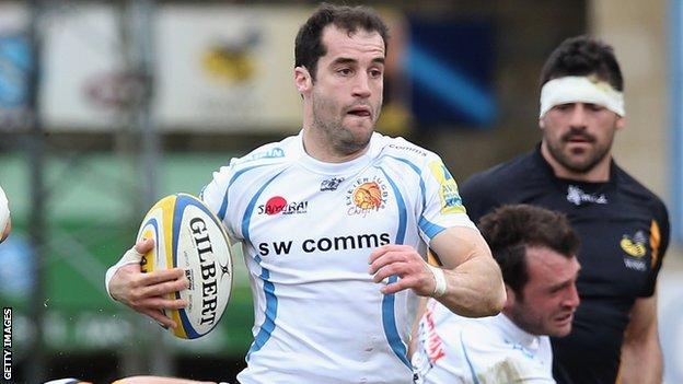 Exeter Chiefs: Haydn Thomas hopes to make England mark - BBC Sport