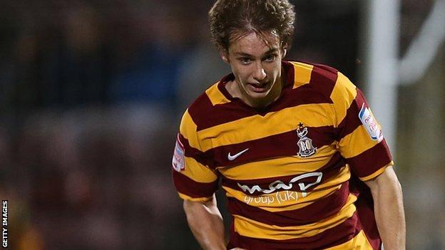 Bradford City release forward Adam Baker - BBC Sport