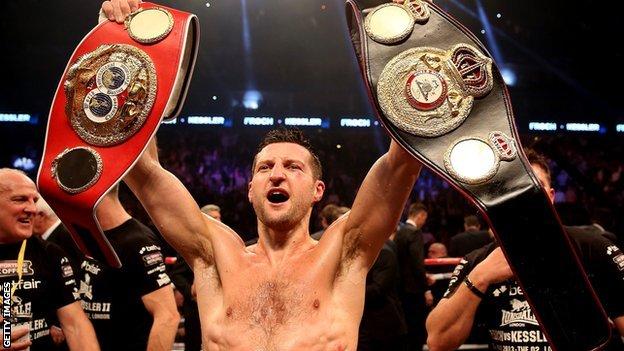 Carl Froch: Only Lennox Lewis rivals me as best British boxer - BBC Sport