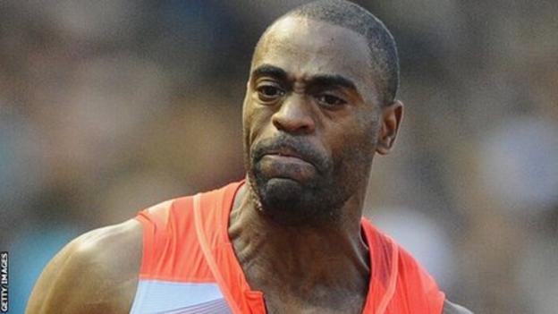 Tyson Gay positive test was for a banned steroid - BBC Sport