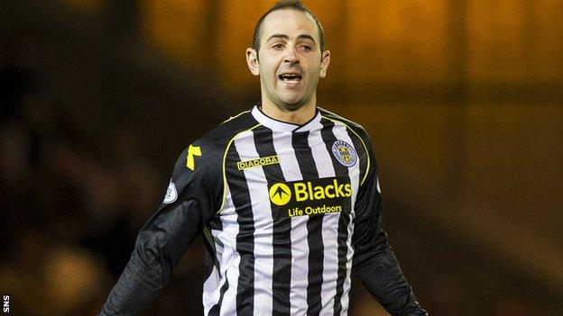 St Mirren's Gary Harkins to join Oldham on loan - BBC Sport