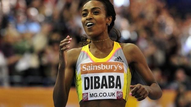 Ethiopia's Genzebe Dibaba sets third record of the month - BBC Sport