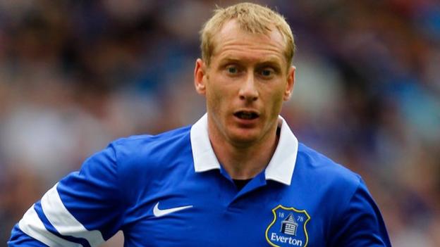 Tony Hibbert: Everton defender signs new two-year contract - BBC Sport