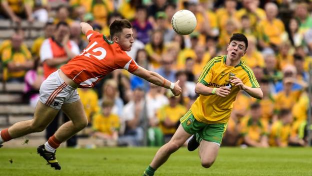 Ulster final photos as Donegal do the double - BBC Sport
