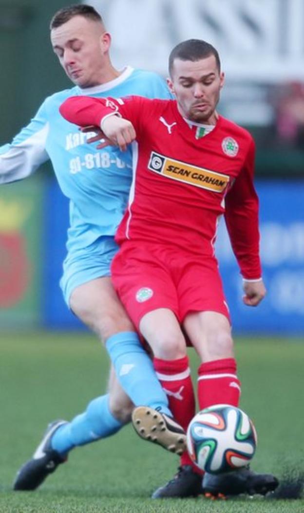 Irish Cup fifth round action - BBC Sport