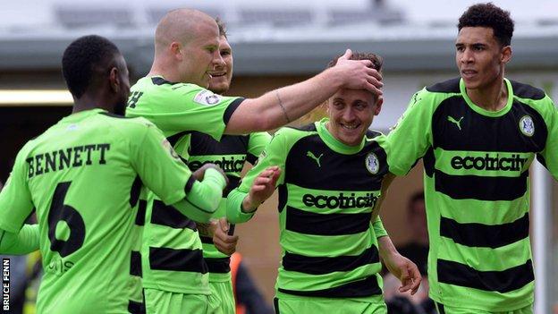Rob Sinclair: Forest Green Rovers ready for 'biggest game' - BBC Sport