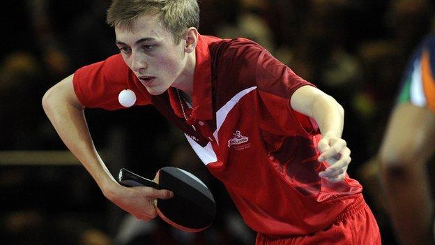 Table Tennis: England's Liam Pitchford out of Worlds - BBC Sport