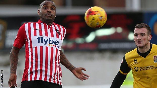 Clinton Morrison: Rep of Ireland striker released by Exeter City - BBC ...