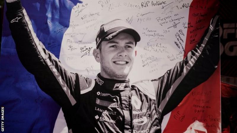 Anthoine Hubert: Formula 1 pays tribute with minute's silence before ...